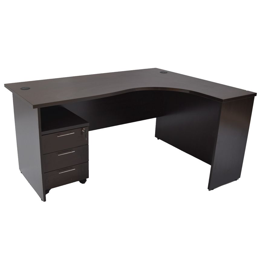 L-Shape Office Desk with Drawers (U-5035)