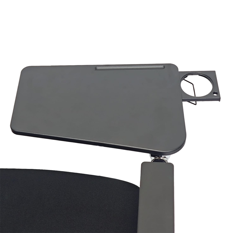 Foldable Chair with Writing Pad and Castor Wheels (U78FCB)