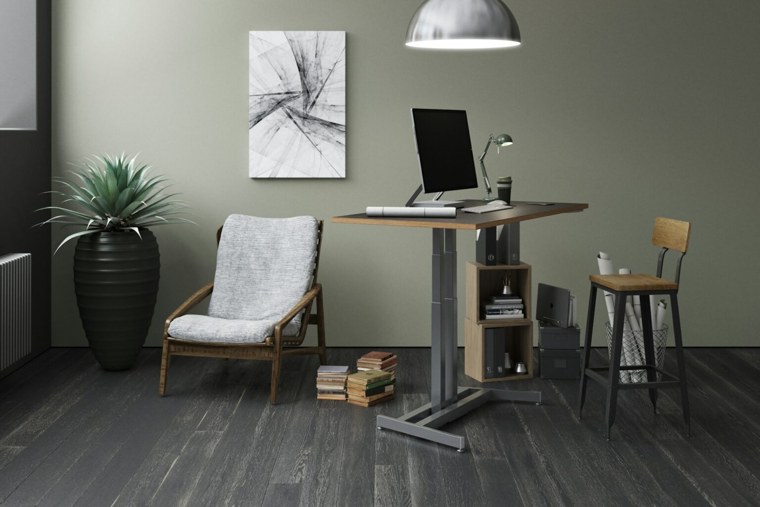 Small Office? Make Room for an Adjustable Desk